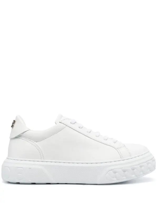 Casadei Low-top Leather Sneakers