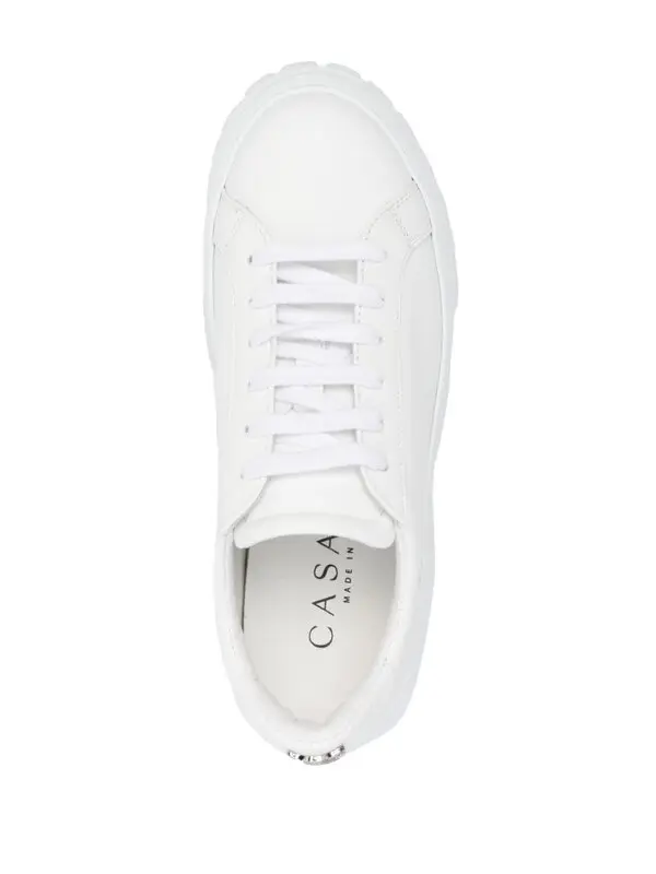 Casadei Low-top Leather Sneakers