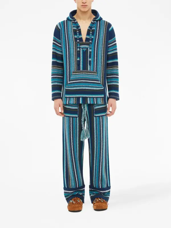 Alanui Ushuaia Stories" Knitted Baja Hoodie