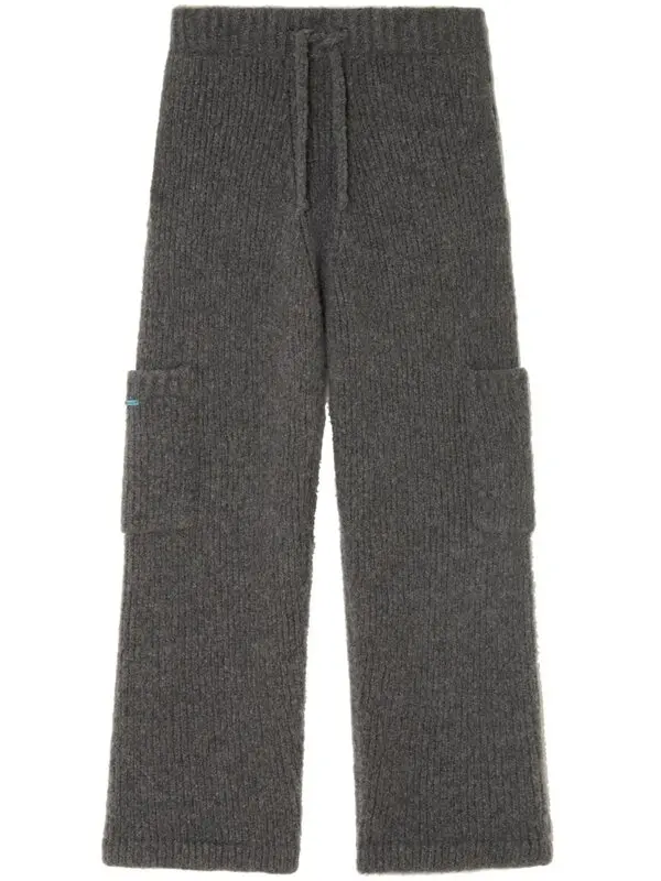 Alanui Knitted Straight-leg Trousers