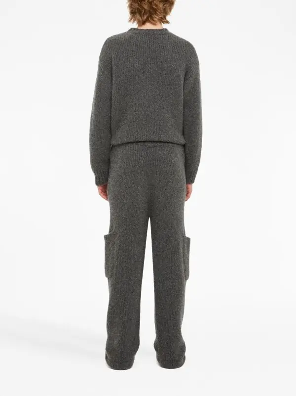 Alanui Knitted Straight-leg Trousers