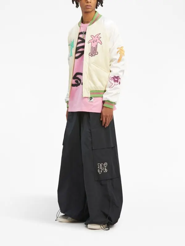 Palm Angels Palmity Quilted Bomber Jacket