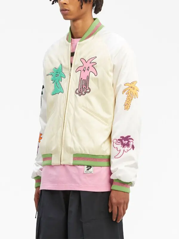 Palm Angels Palmity Quilted Bomber Jacket