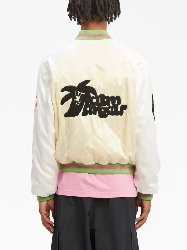 Palm Angels Palmity Quilted Bomber Jacket