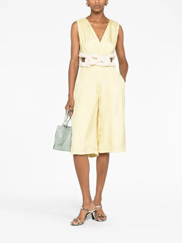 JIL SANDER Cut-out Belted Jumpsuit