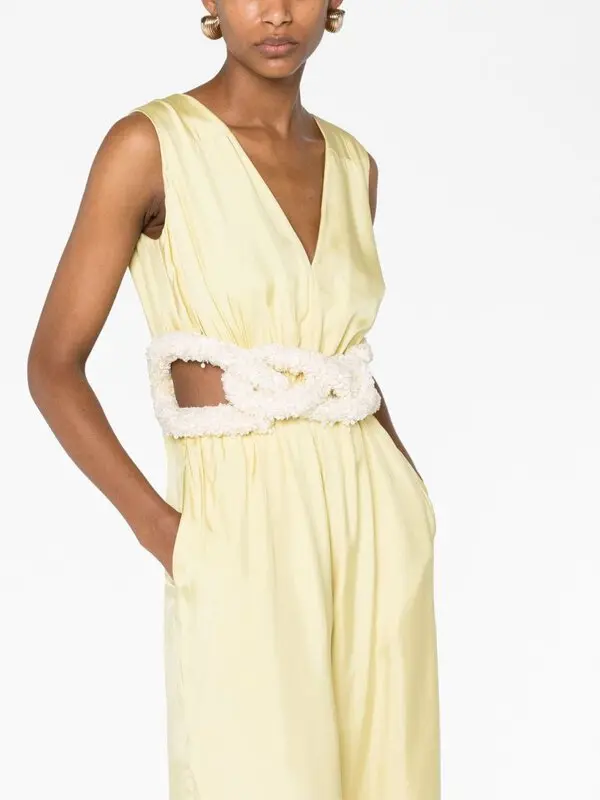 JIL SANDER Cut-out Belted Jumpsuit