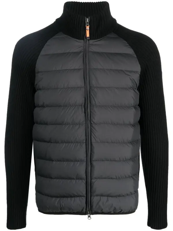 PARAJUMPERS Olmo Waffle-knit Quilted Jacket