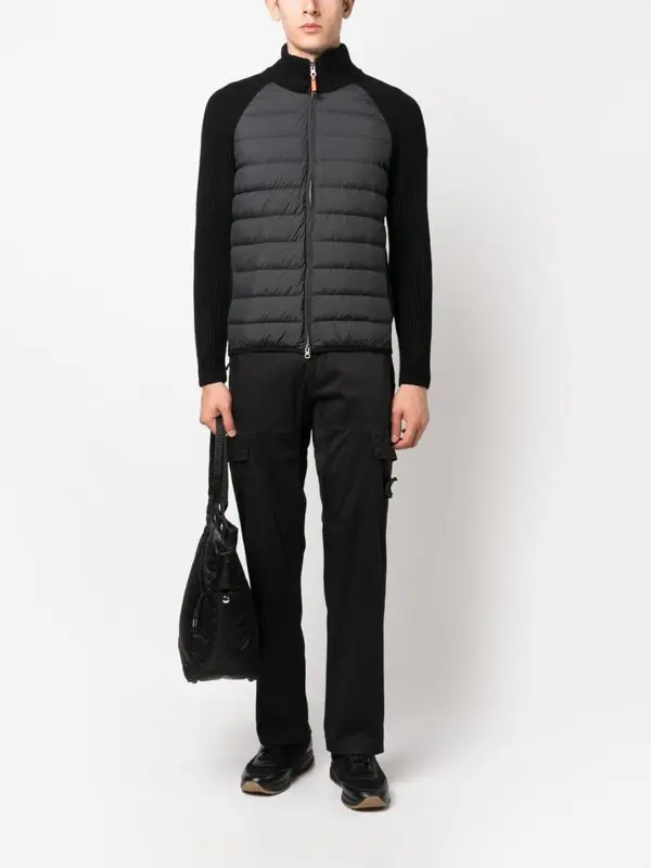 PARAJUMPERS Olmo Waffle-knit Quilted Jacket