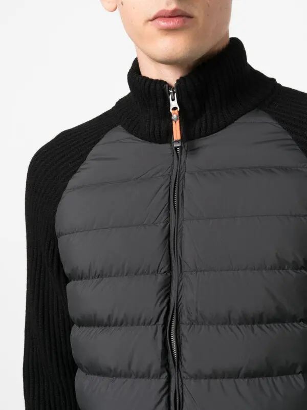 PARAJUMPERS Olmo Waffle-knit Quilted Jacket
