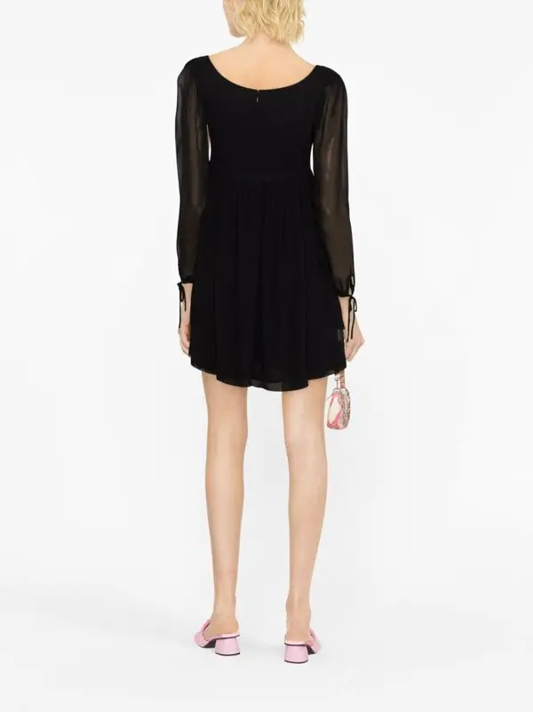 Philosophy Di Lorenzo Serafini Pleated Chiffon Minidress