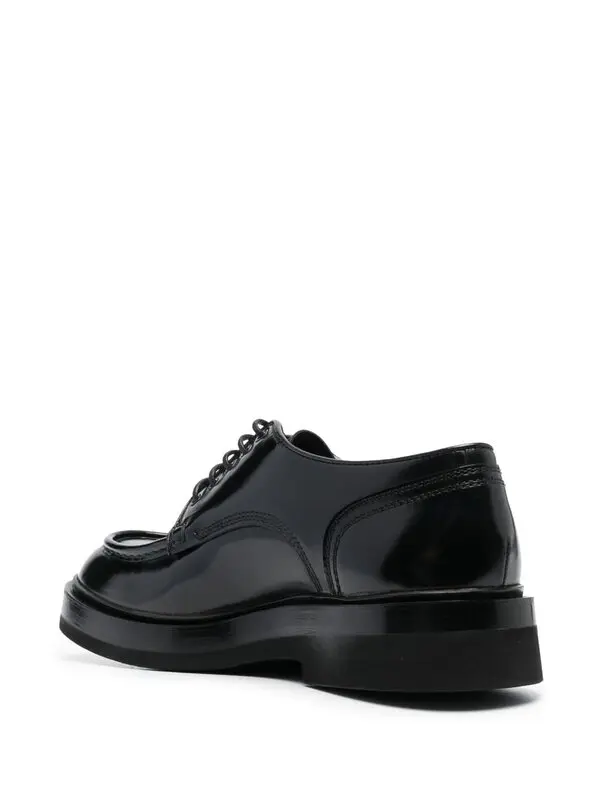 Santoni 40mm Patent Leather Derby Shoes