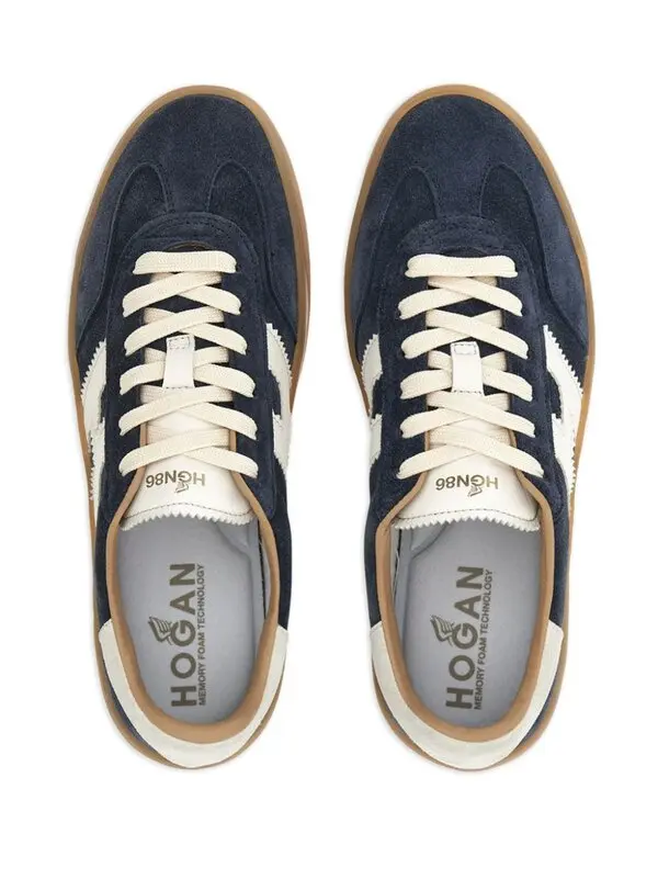 Hogan Logo-patch Leather Sneakers