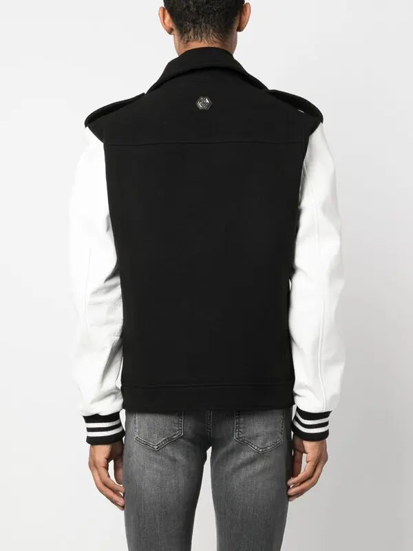 Philipp Plein Leather Biker Jacket