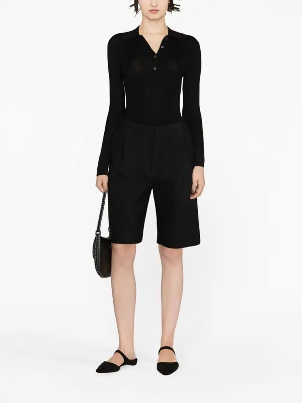 P.a.r.o.s.h Ribbed-knit Wool Top