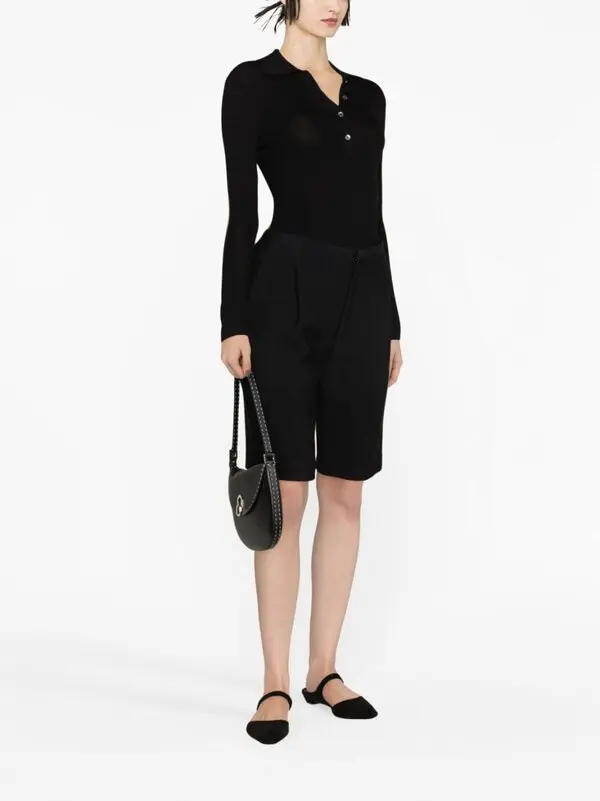 P.a.r.o.s.h Ribbed-knit Wool Top