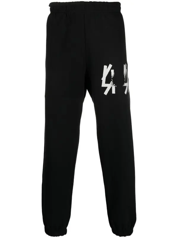 44 LABEL GROUP Logo-print Cotton Track Pants