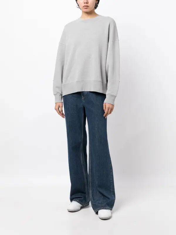 Palm Angels Logo-print Star-patch Cotton Sweatshirt