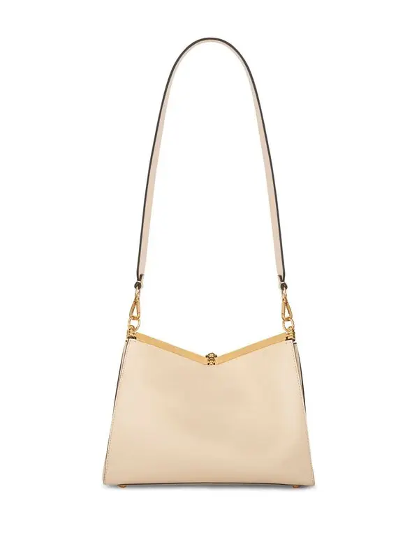 Etro Vela Leather Shoulder Bag - Neutrals