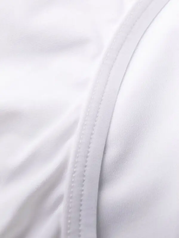 Dolce & Gabbana Logo-plaque Swim Trunks - White