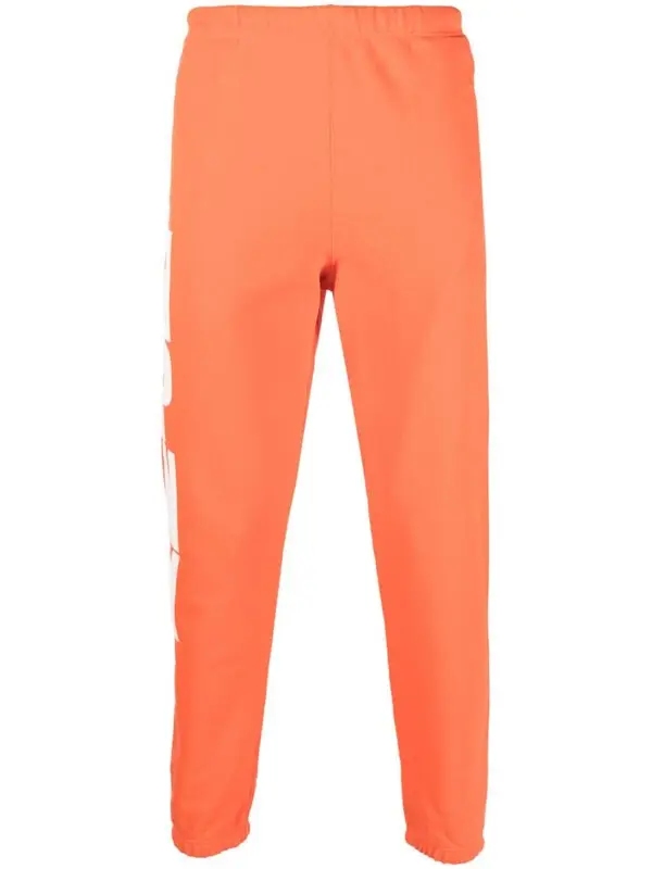 Heron Preston Hpny-print Tapered Track Pants - Orange