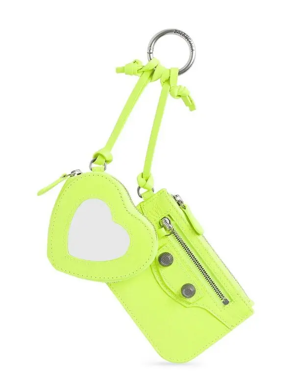 Balenciaga Le Cagole Mirror Bag Charm - Yellow | Editorialist