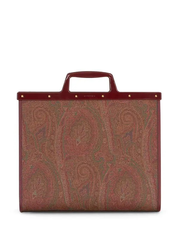 Etro Pegaso-motif Shopping Bag