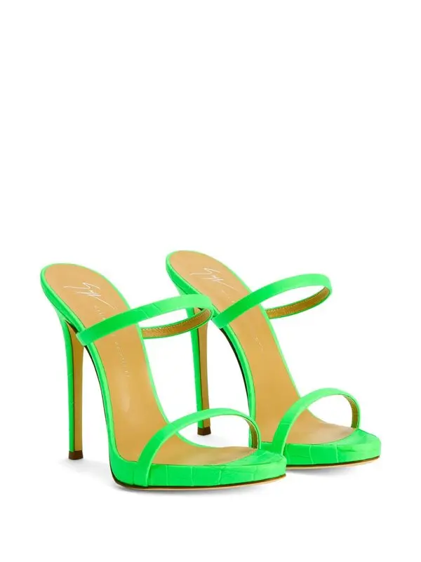 GIUSEPPE ZANOTTI Darsey High Heel Sandals - Green