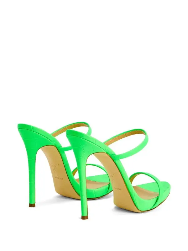 GIUSEPPE ZANOTTI Darsey High Heel Sandals - Green