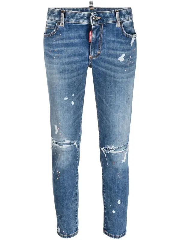 Dsquared2 Cropped Skinny Jeans