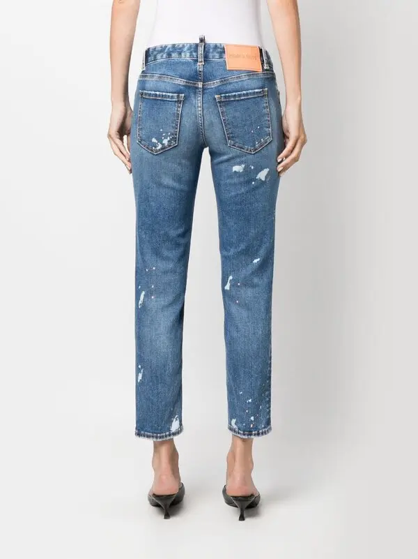 Dsquared2 Cropped Skinny Jeans