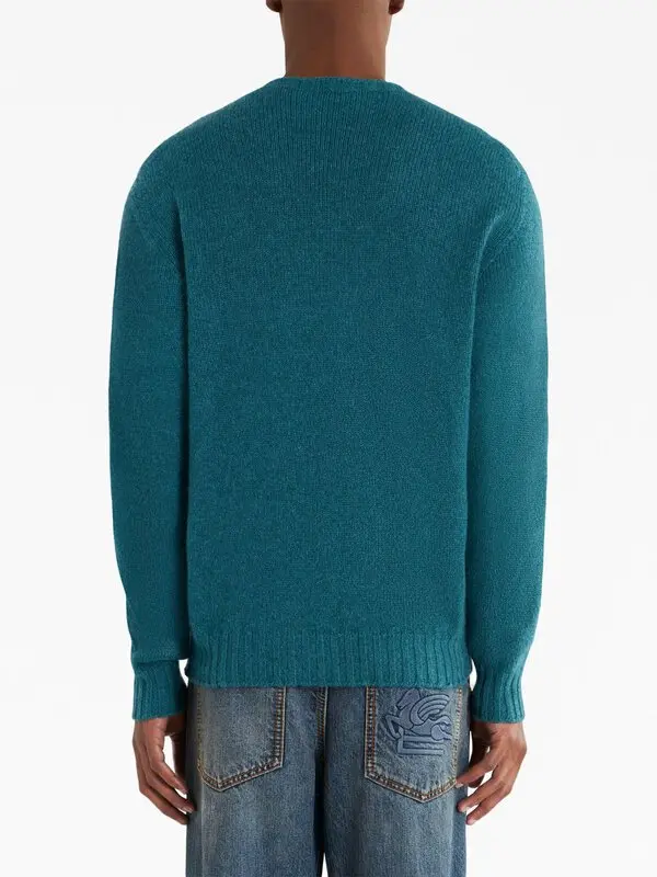 Etro Long-sleeve Cashmere Jumper - Blue