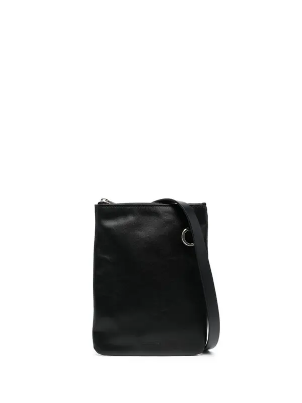 JIL SANDER Leather Messenger Bag