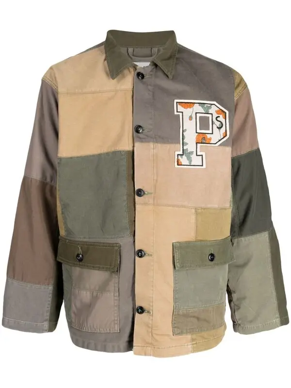 President's Logo-patch Cotton Military Jacket