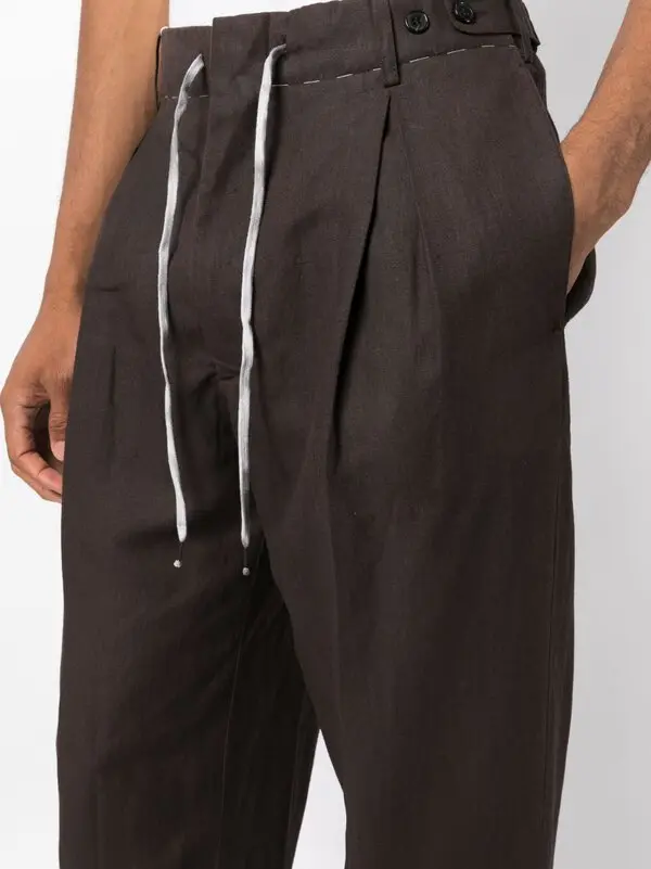 MAISON MARGIELA Straight-leg Trousers - Brown