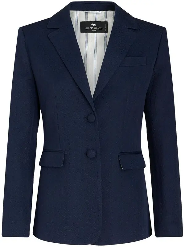 Etro Single-breasted Notched Blazer