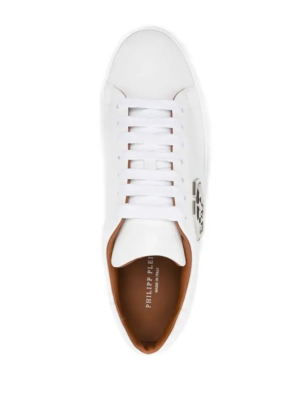 Philipp Plein Logo-plaque Leather Sneakers