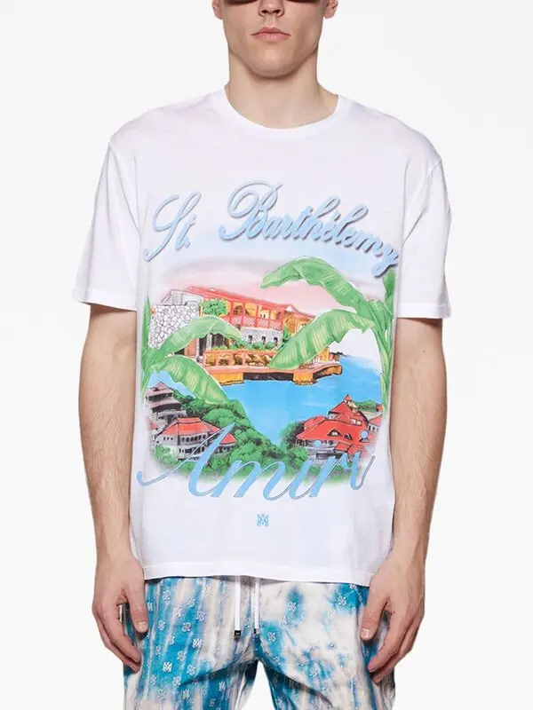 Amiri Graphic-print Cotton T-shirt