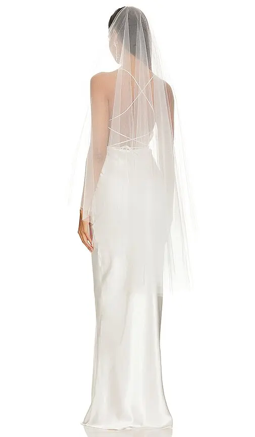 Ofrenda Studio Alameda Veil In White In Off White - 35% Off  display picture 1