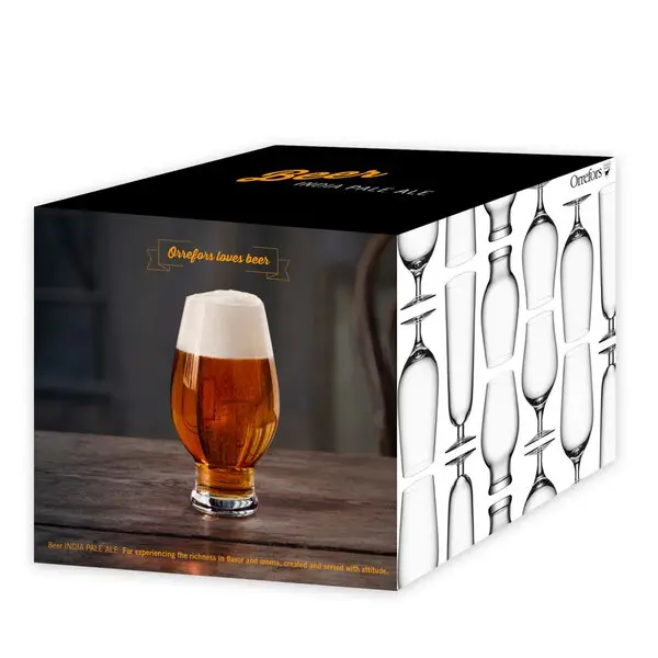 ORREFORS Beer Ipa Glass, Set Of 4
