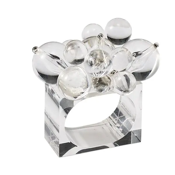 KIM SEYBERT Cloud Napkin Ring - Clear