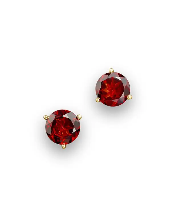 Bloomingdale'S Garnet Stud Earrings - Red