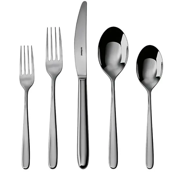 SAMBONET Hannah 5-piece Place Setting - Black