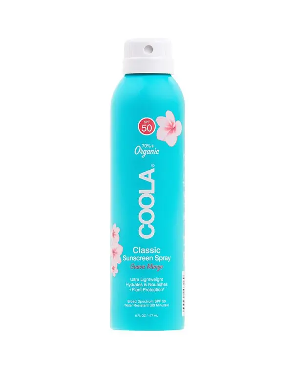 COOLA® Classic Body Organic Sunscreen Spray Spf 50 Guava Mango 6 Oz - No Color