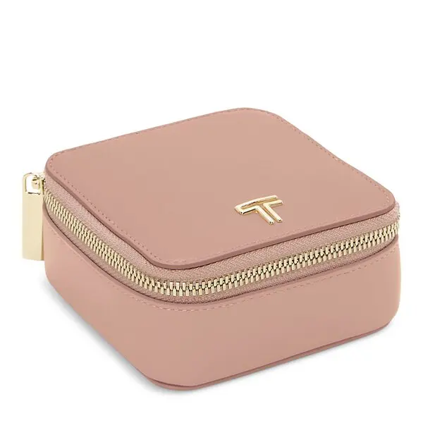 Tumi Belden Leather Jewelry Case - Blush