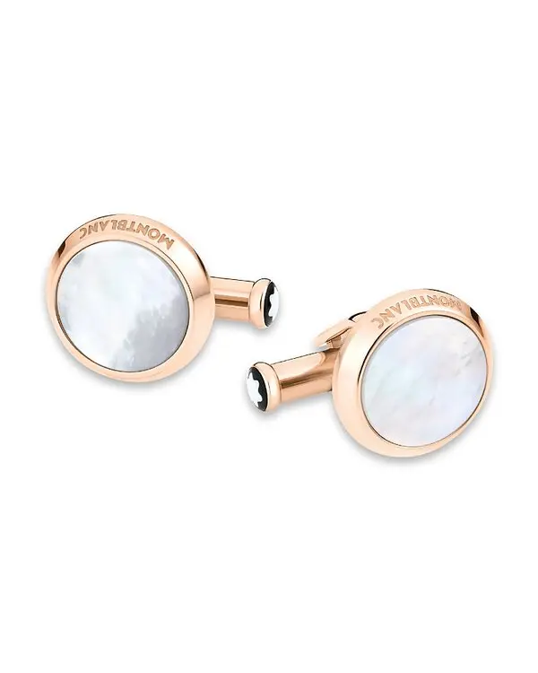 Montblanc Mother-of-pearl Cufflinks - Silver