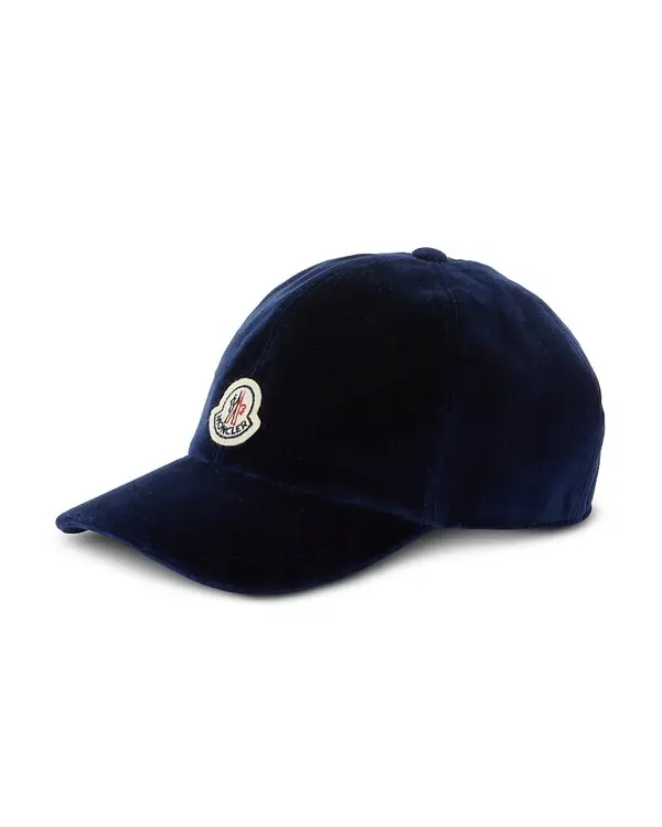 Moncler Cotton Baseball Cap - Dark Blue
