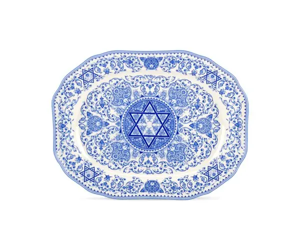 SPODE Judaica Oval Platter