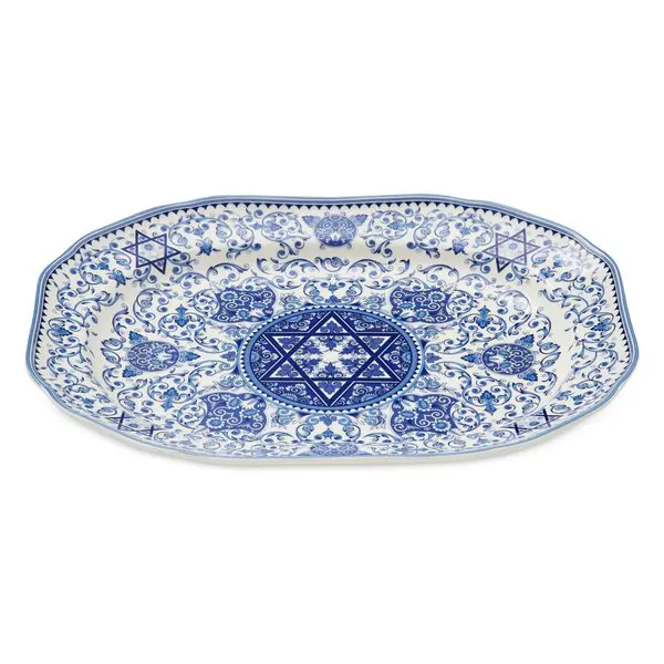 SPODE Judaica Oval Platter