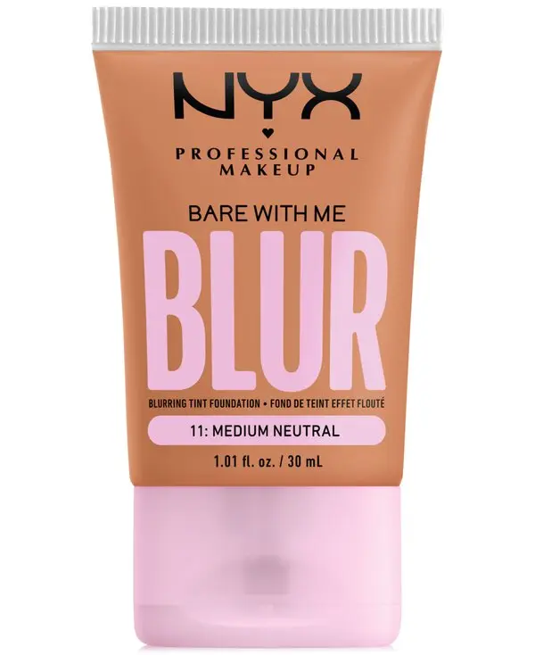 NYX PROFESSIONAL MAKEUP Bare With Me Blur Tint Foundation - Medium Neutral