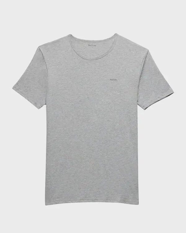 Paul Smith Apos;s 3-pack Organic Cotton T-shirts - Grey